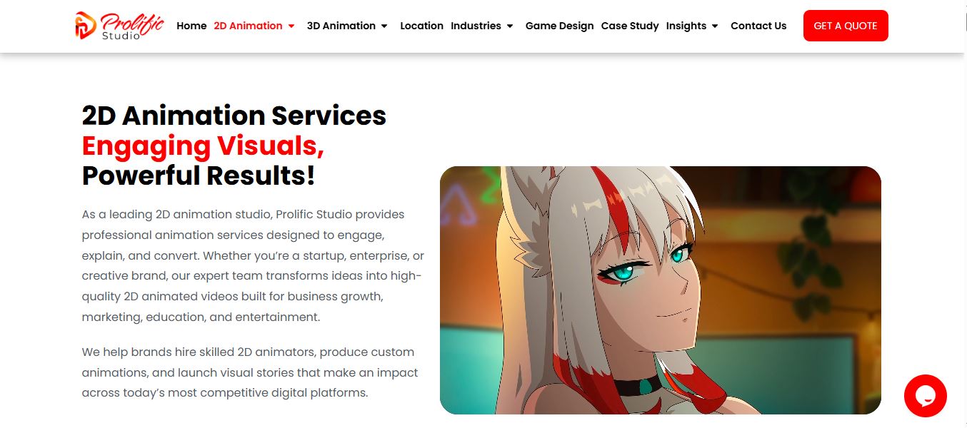 Top 10 2D Animation Companies in USA for 2026